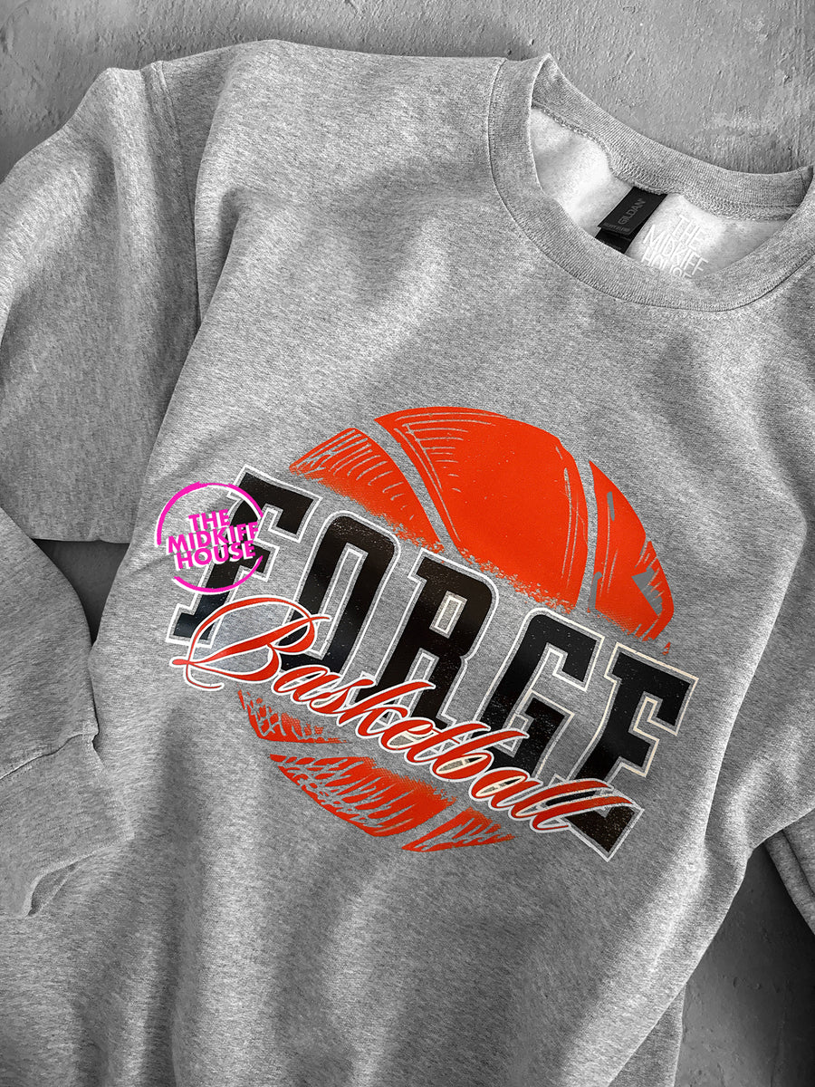 FORGE BIG TIME VINTAGE BASKETBALL CREWNECK – themidkiffhouse