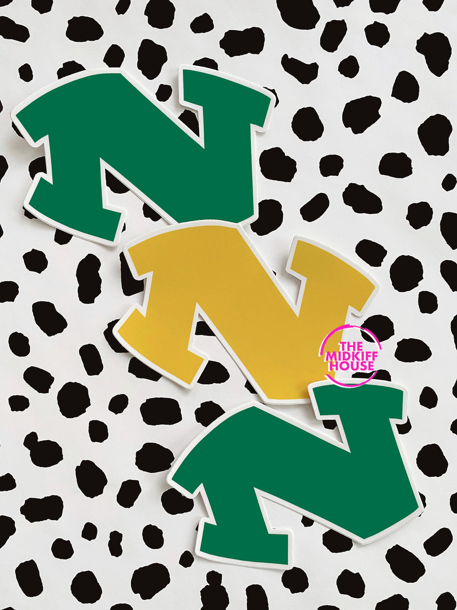 CLASSIC N LOGO STICKER (GOLD) – themidkiffhouse